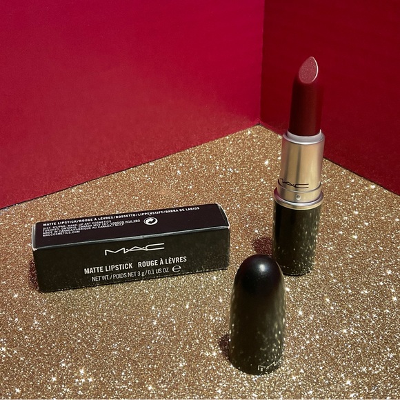 MAC Cosmetics | Makeup | Mac Matte Red Reddish Purple Burgundy Wine ...